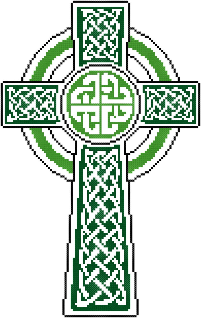 PDF 'celtic Cross' Cross Stitch Pattern - Etsy