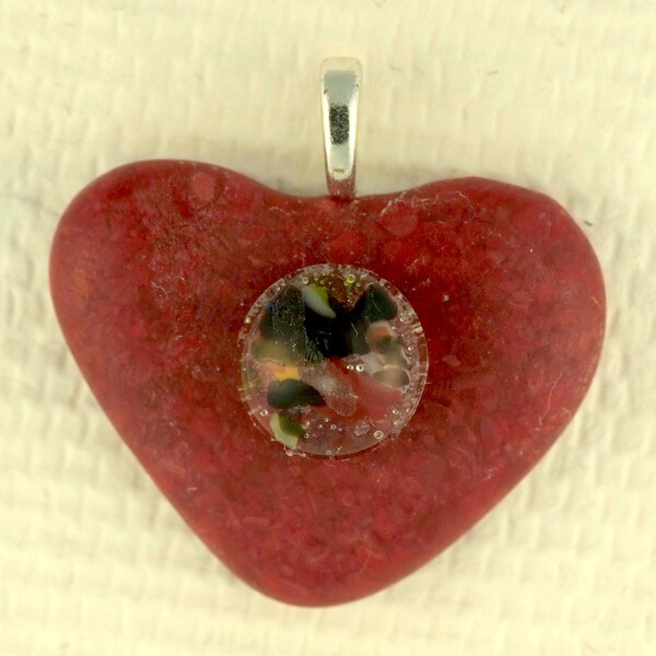 Deep Red Heart - Etsy