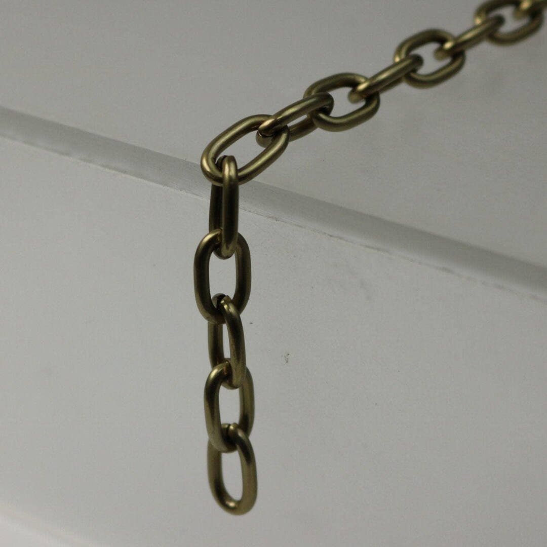 Aluminum Cable Chain: Antique Brass Finish Vintage Style, 12x7mm 25 ...