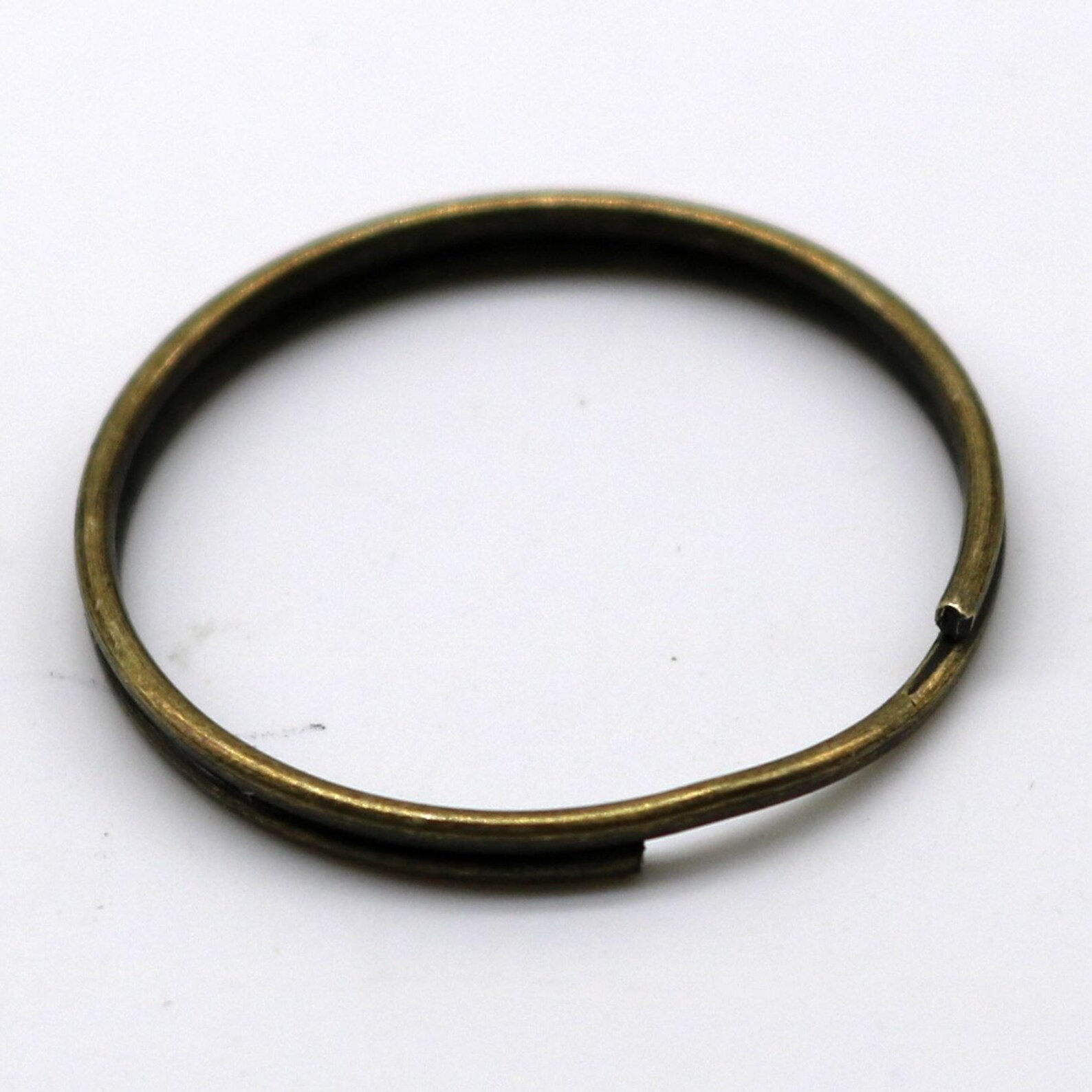 100 Antique Brass Keychain Rings: 24mm Split Key Fobs - Etsy