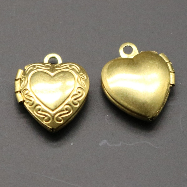 Antique Brass Locket - Etsy