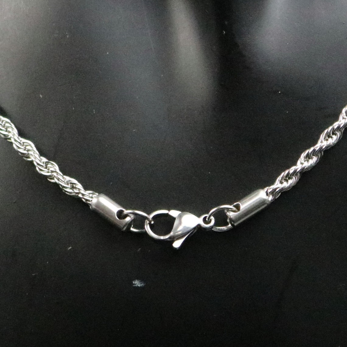 Stainless Steel ROPE Chain Necklace 19 Inch 54 Cm 3mm - Etsy