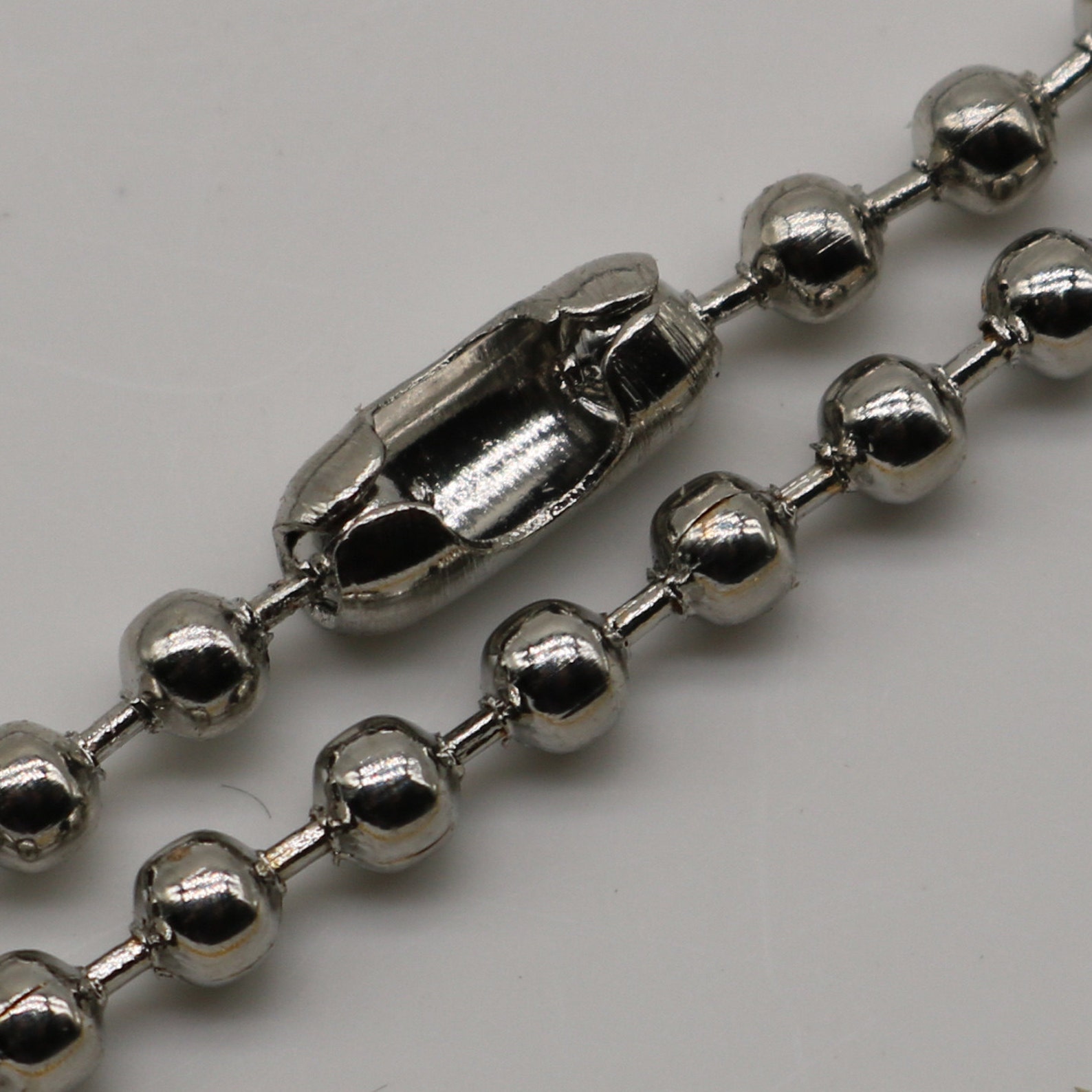 5 Pcs of 24 Inch Chunky Ball Chain Necklace Rhodium Plated - Etsy