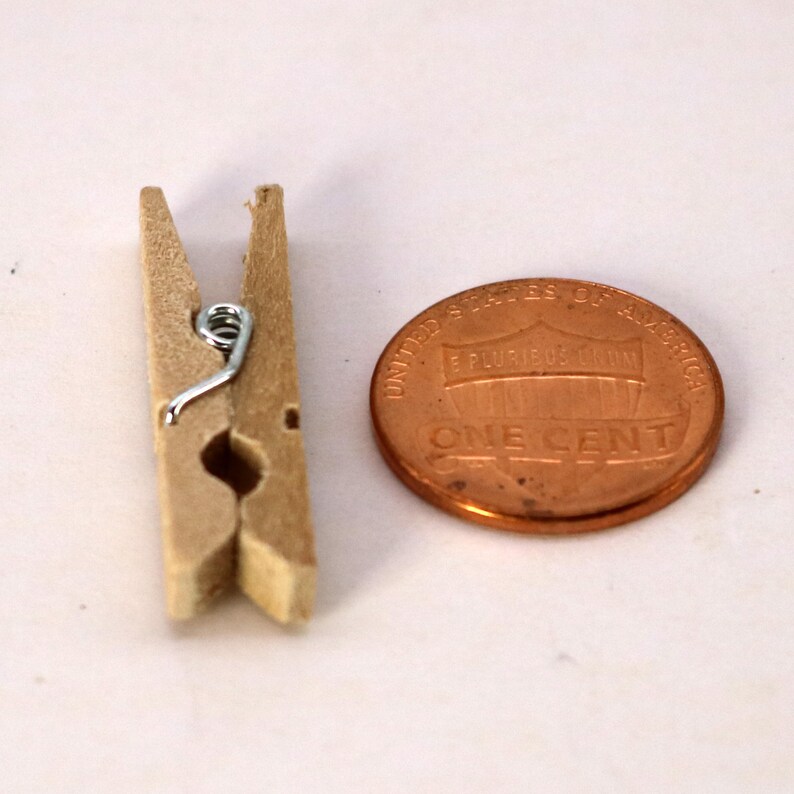 100 Pcs 1 1/8 30mm Unfinished Wood Wooden Clip Craft | Etsy