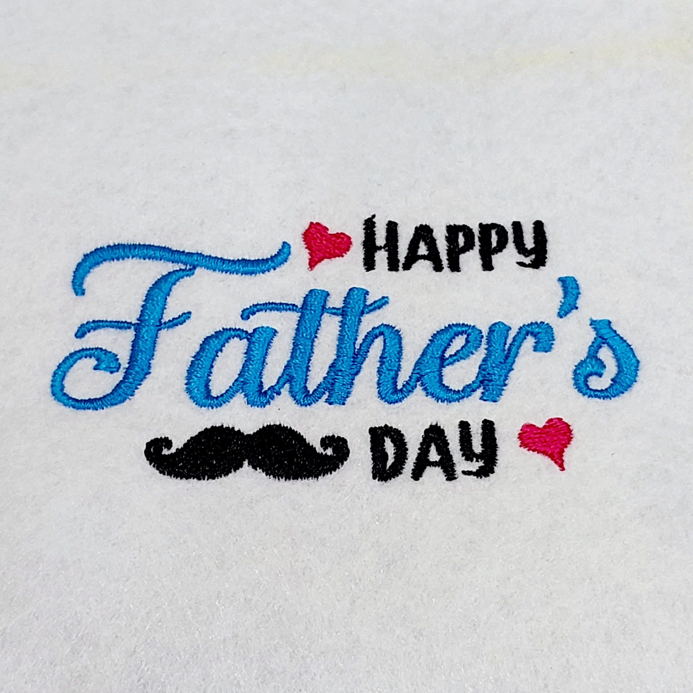 Happy Father's Embroidery Fathers Day Machine Embroidery - Etsy