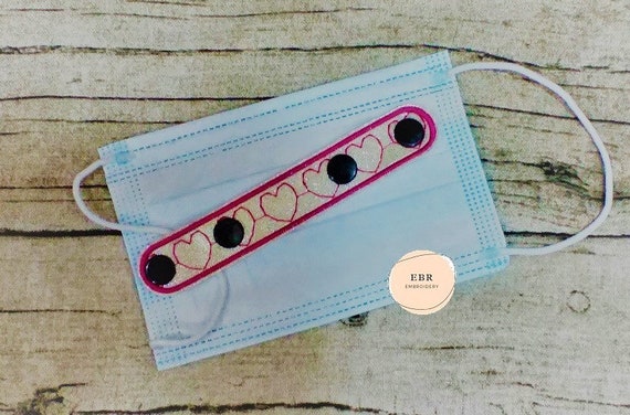 Embroidery Mask ear saver embroidery designs DIGITAL DESIGN. ITH mask ...