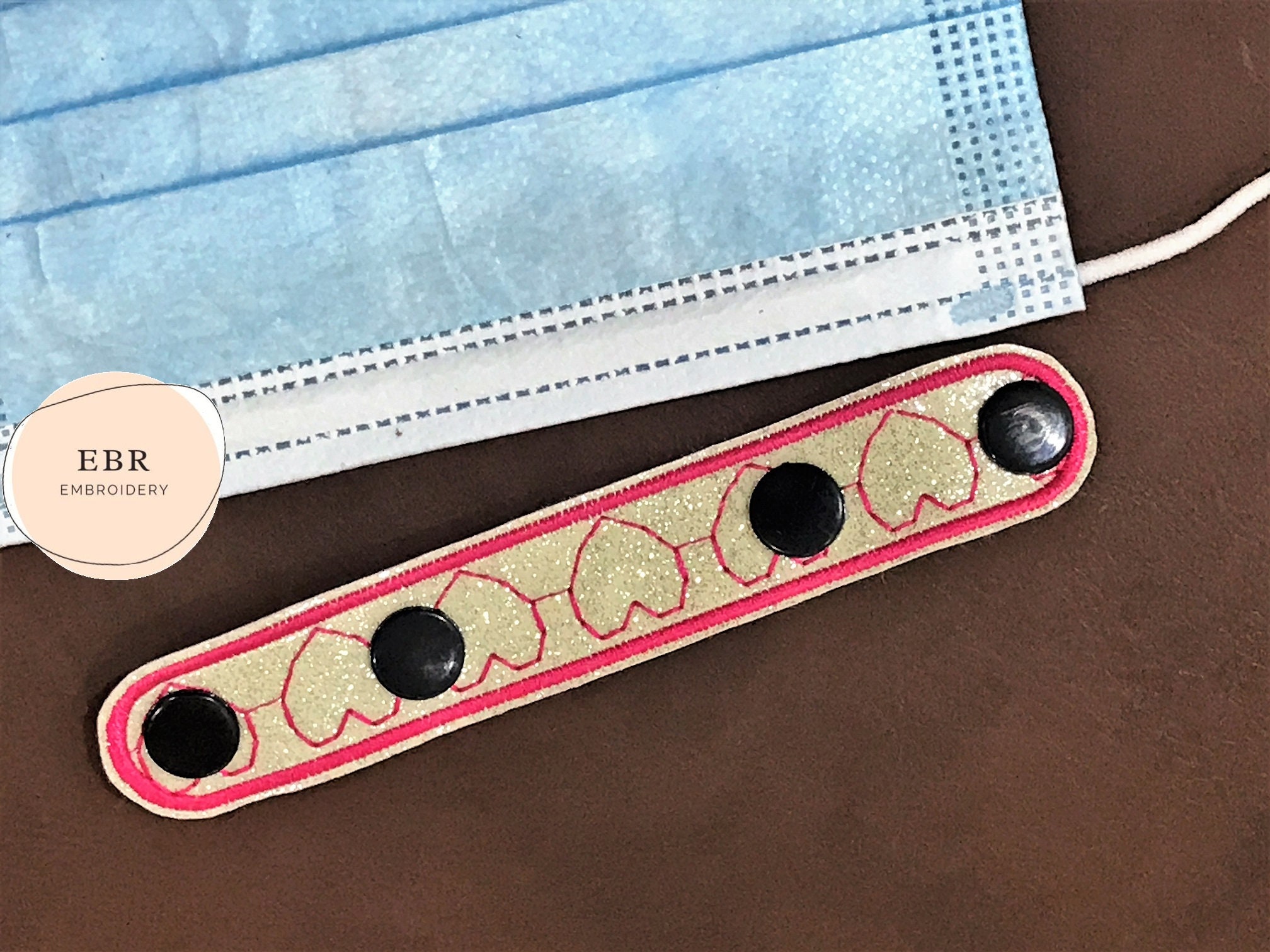 Embroidery Mask ear saver embroidery designs DIGITAL DESIGN. ITH mask ...