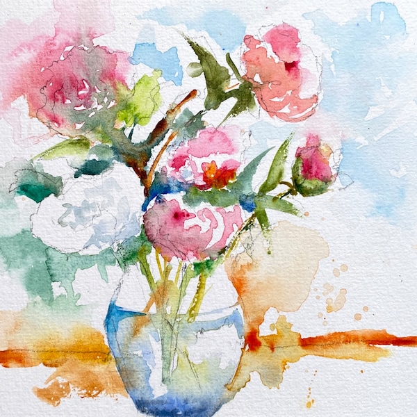 Fleurs En Art De Vase - Etsy