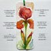 Set of 2 Iris Bookmarks in Original Watercolor Painting, Duo of Floral ...