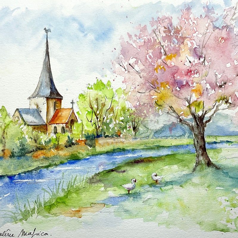 Watercolor Paintings - Etsy