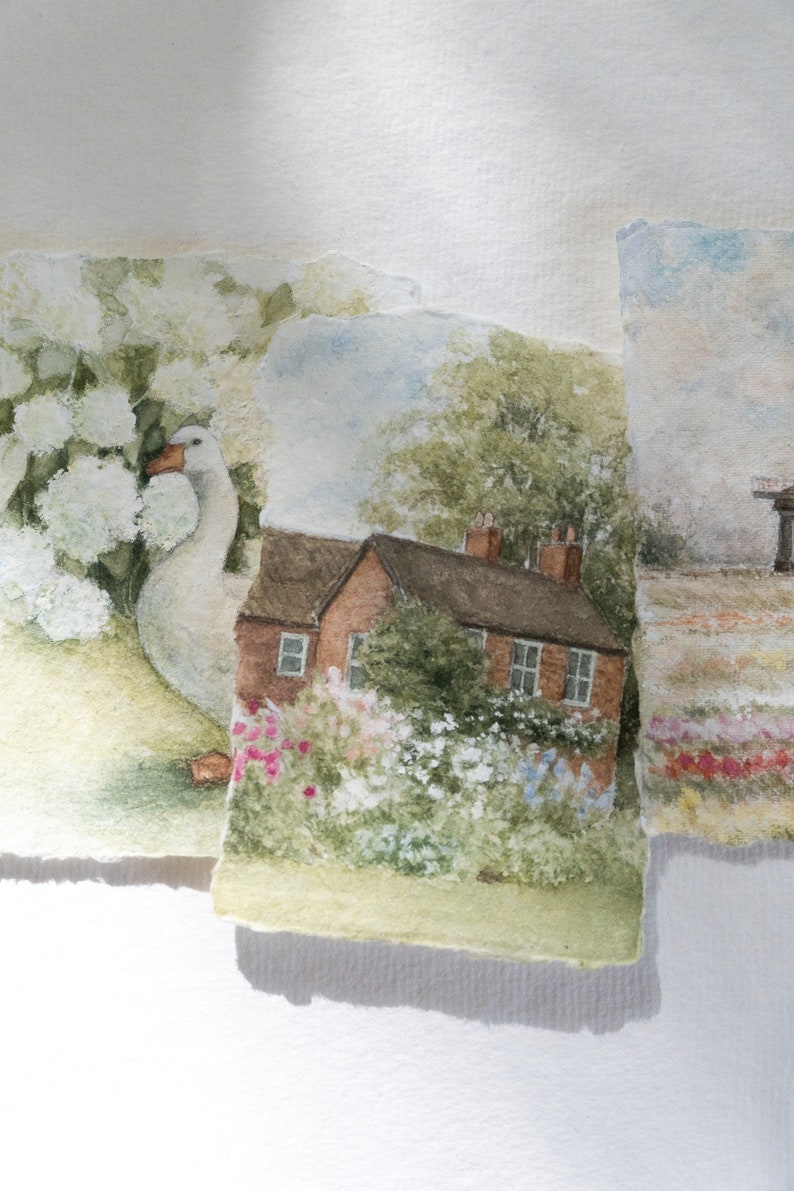 English Cottage Print - Etsy