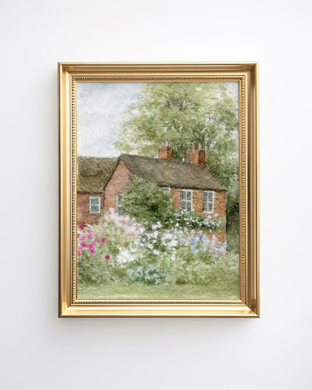 English Cottage Print - Etsy