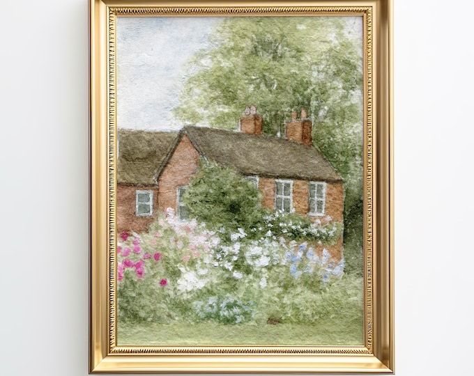 English Cottage Print - Etsy