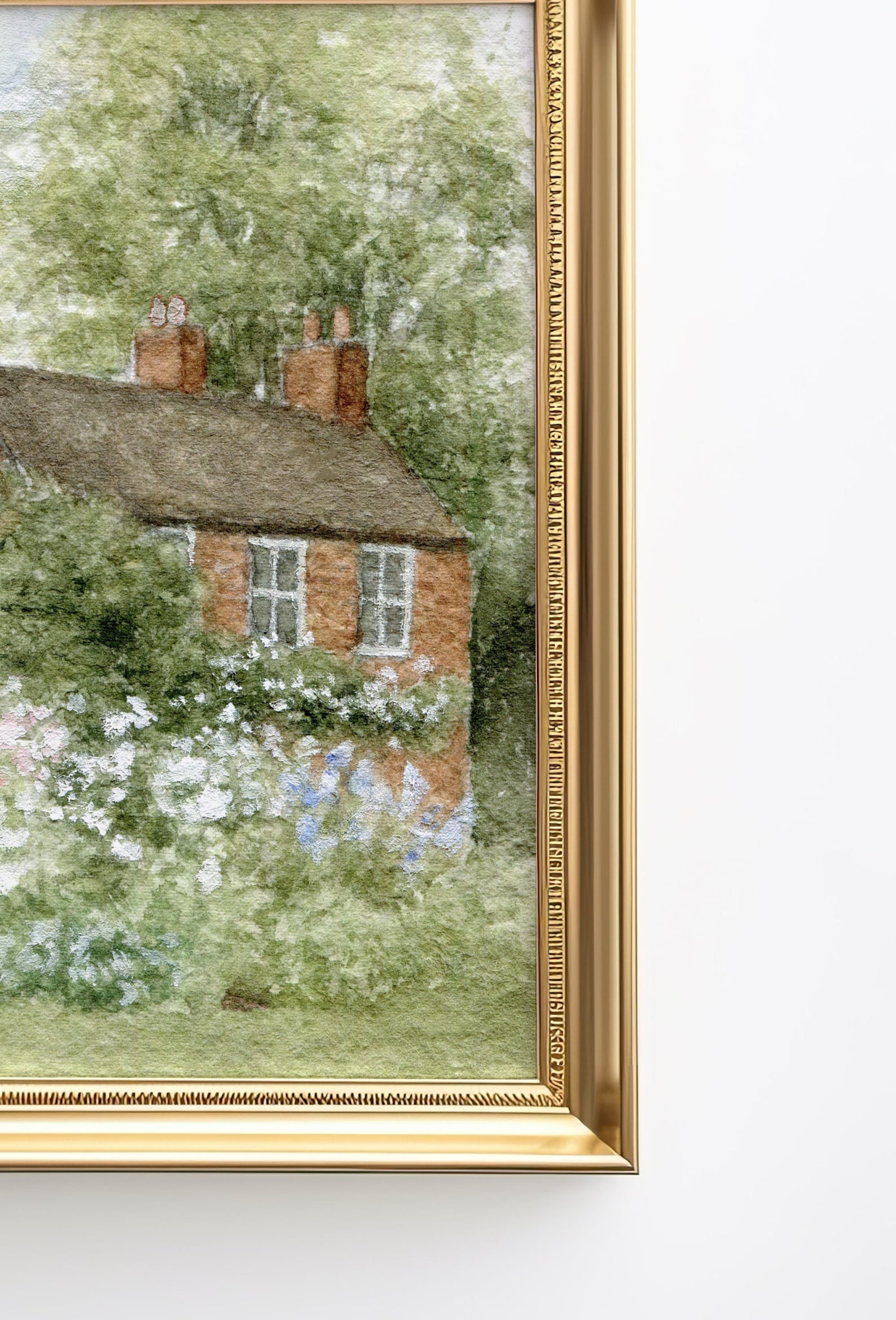 English Cottage Print - Etsy