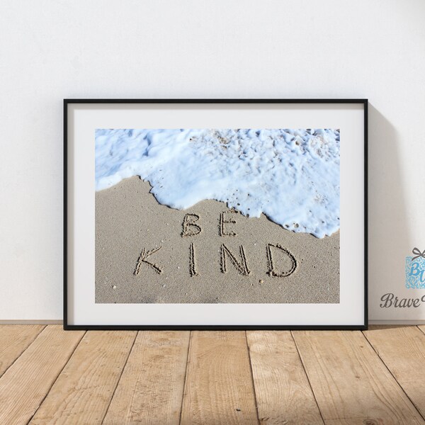 Be Kind Poster - Etsy