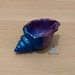 Purple and Blue Resin Shell, Beach Themed Gifts, Resin Crafts, Blue and ...