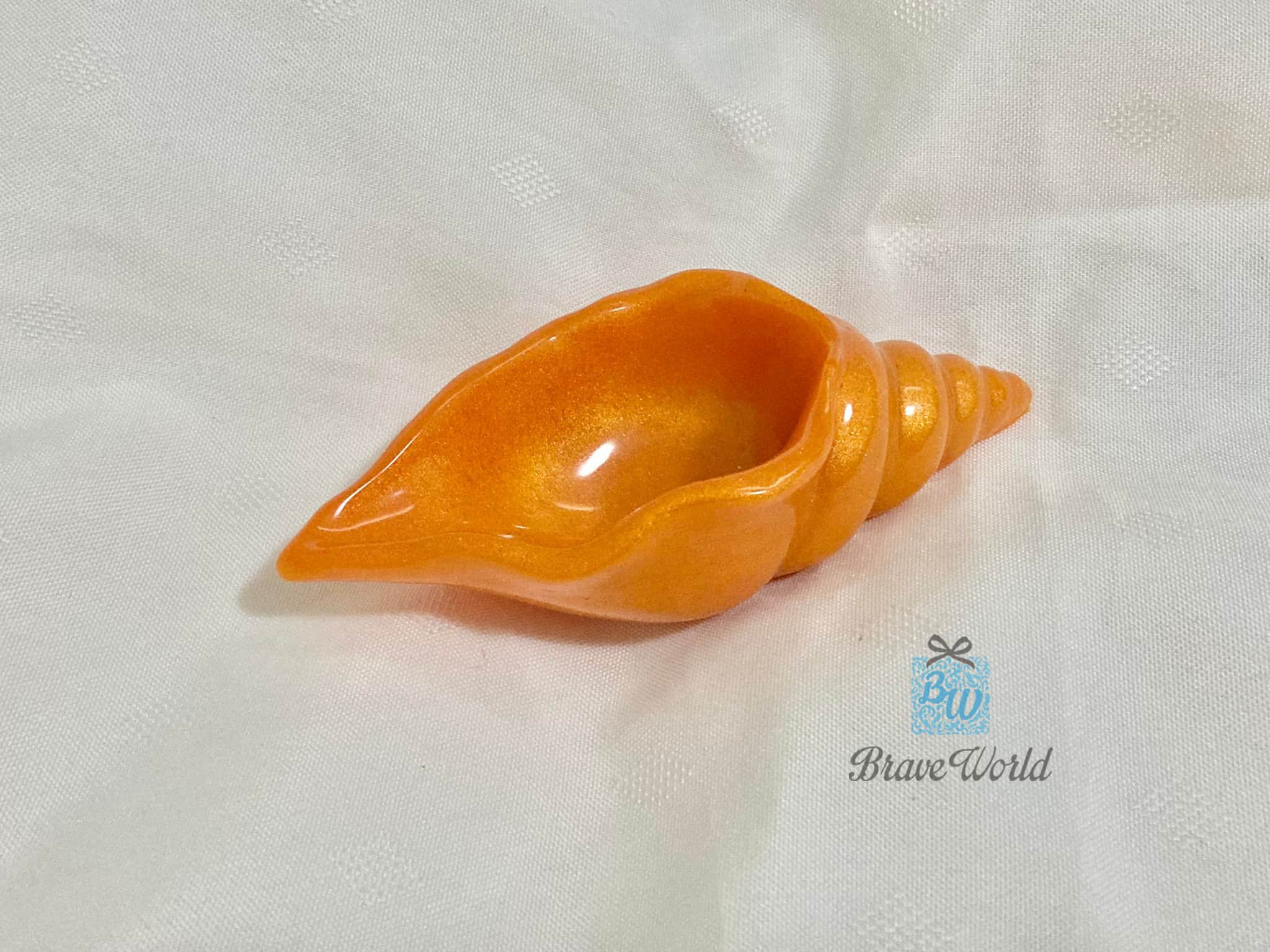 Resin Conch Shell Rainbow Colours, Beach Decor, Resin Art, Seashells ...