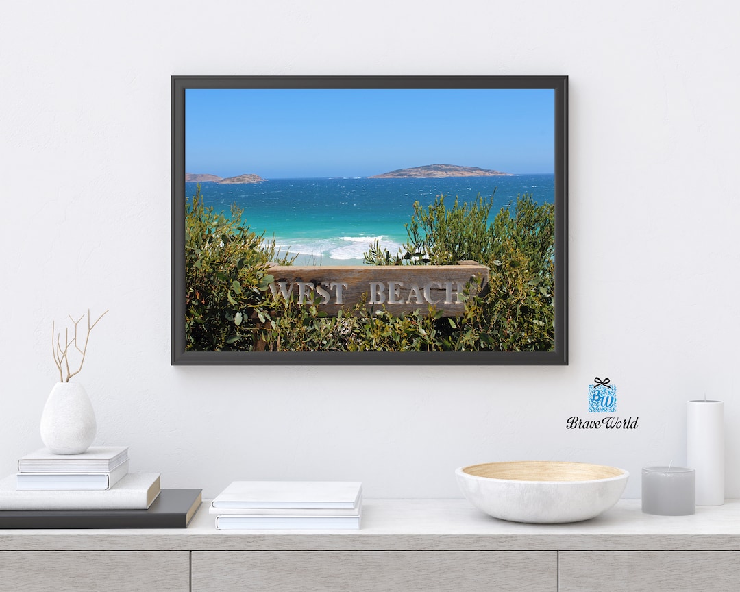 Letrero de West Beach, Letreros de madera, Esperance Western Australia ...