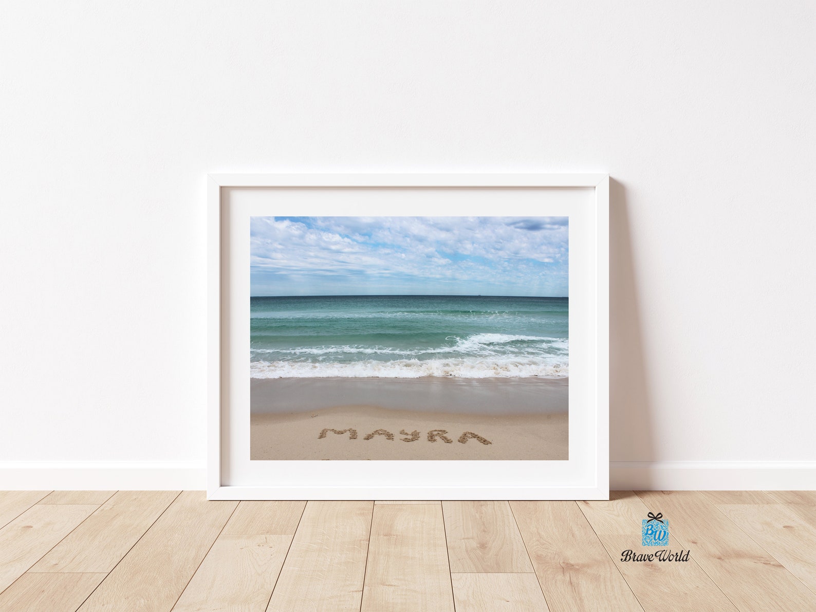 Personalised Name Mayra Beach Theme Photograph Print - Etsy