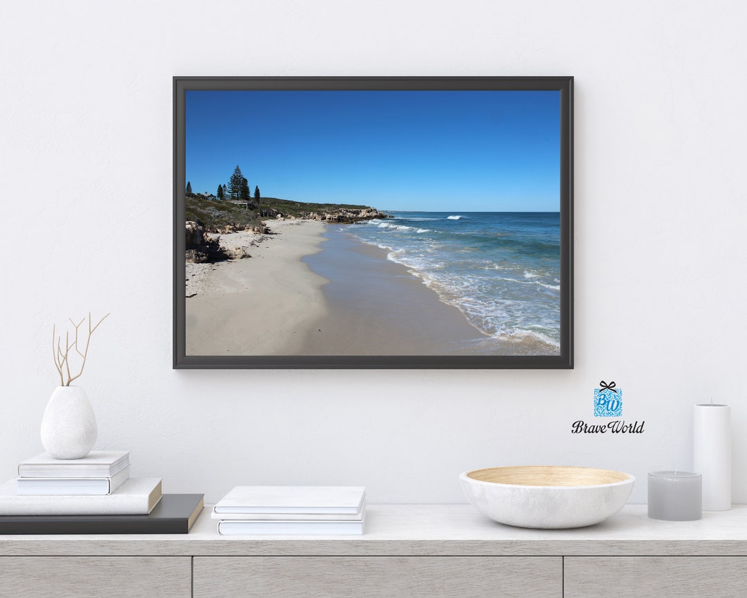 Burns Beach Western Australia Photograph Print, Coastal Decor, Beach ...