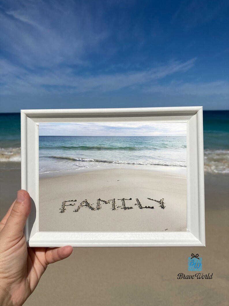 Family Print, Family Photograph Print Beach Theme, Beach Decor, Family ...