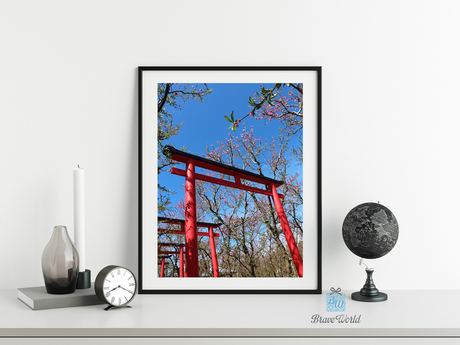 Japanese Torii Gate Japanese Red Arch Shrine Print Torii | Etsy