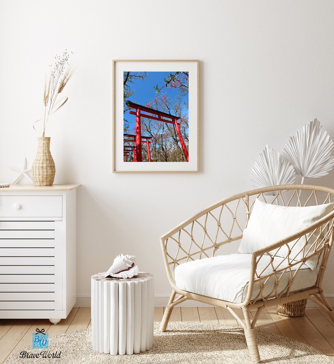 Japanese Torii Gate Japanese Red Arch Shrine Print Torii | Etsy