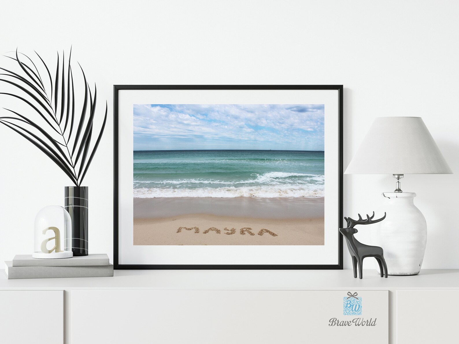 Personalised Name Mayra Beach Theme Photograph Print - Etsy