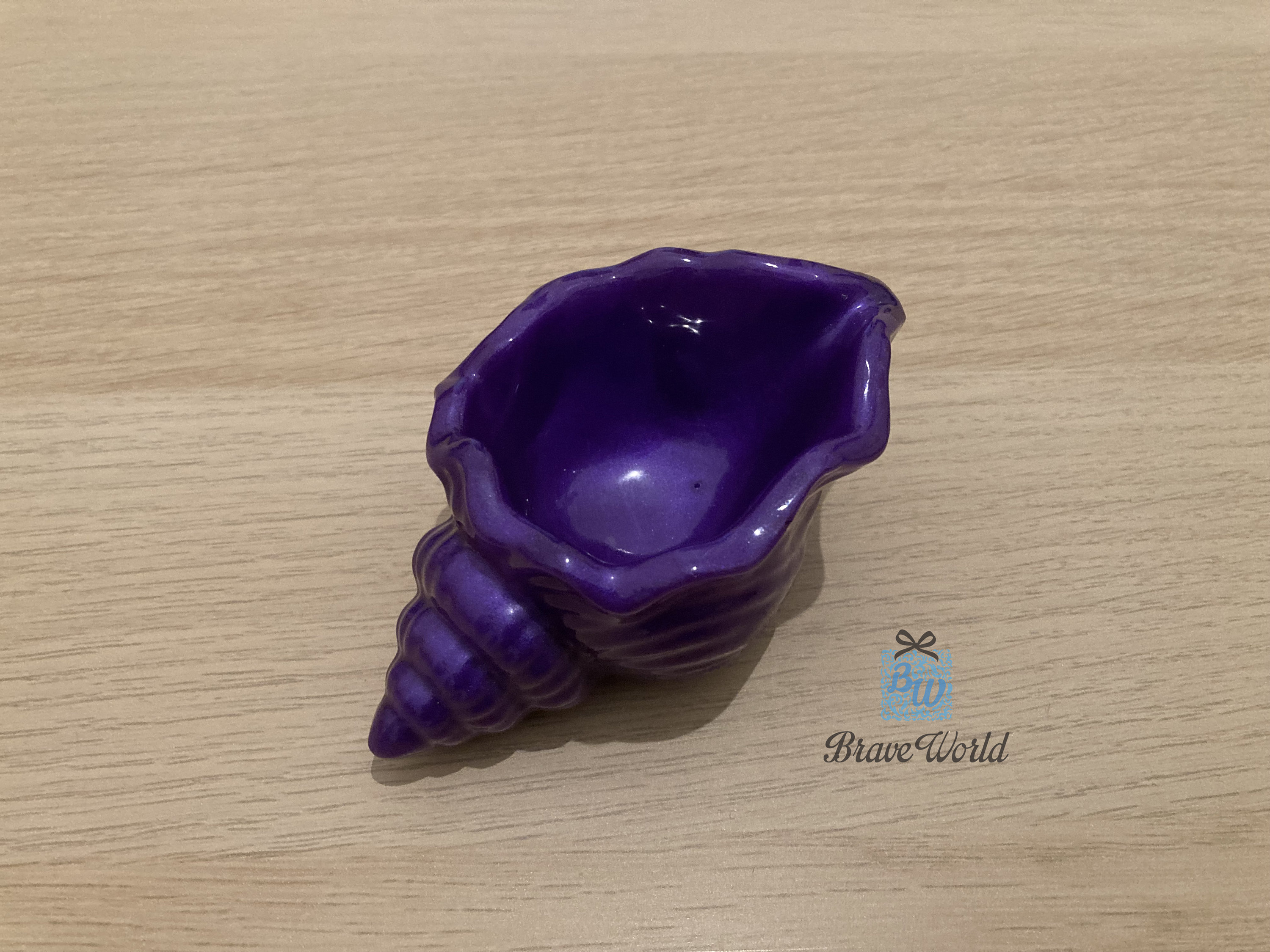 Resin Conch Shell Rainbow Colours, Beach Decor, Resin Art, Seashells ...