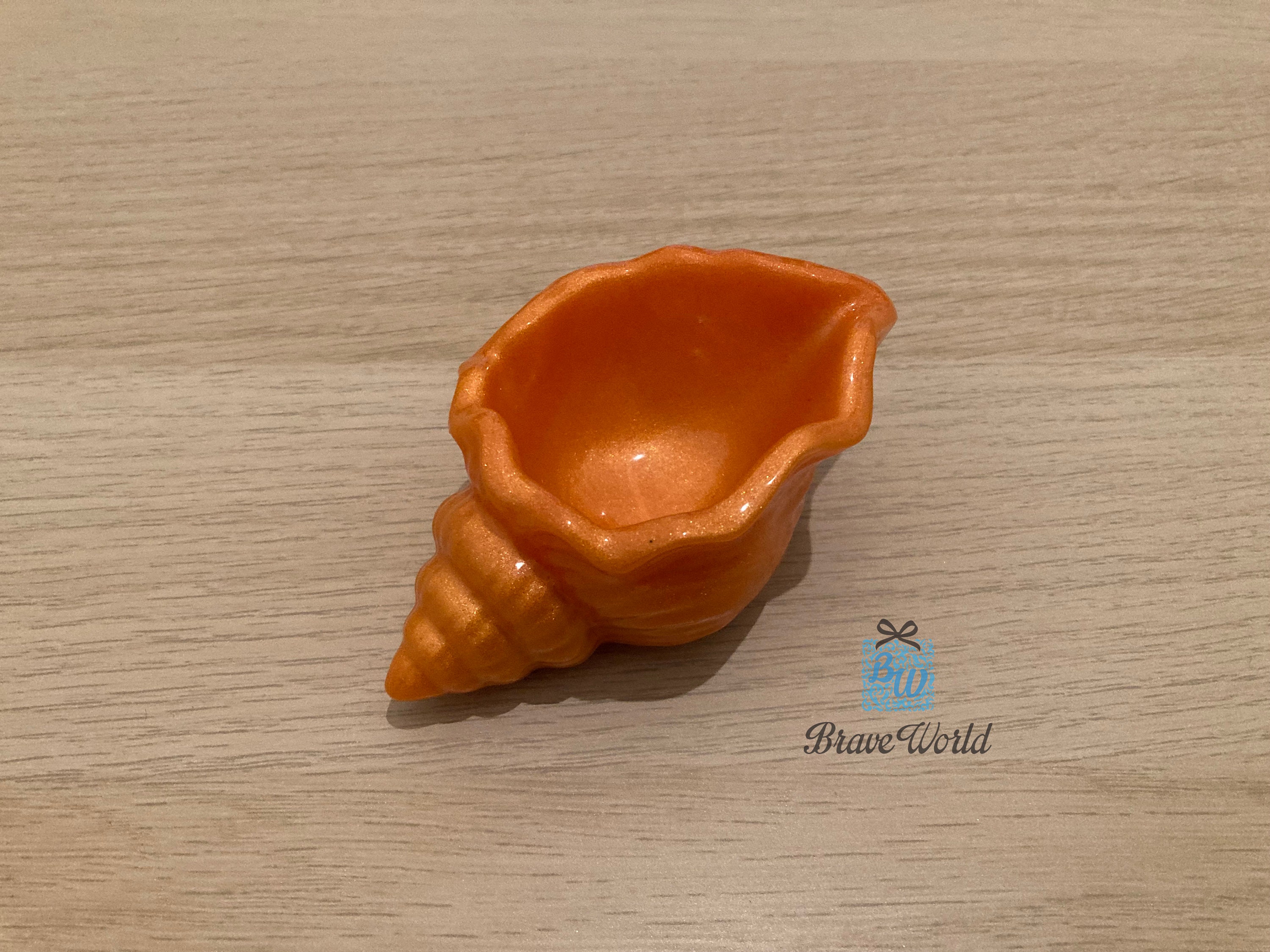 Resin Conch Shell Rainbow Colours, Beach Decor, Resin Art, Seashells ...