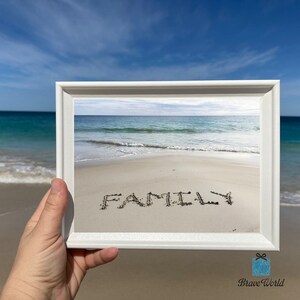Family Print, Family Photograph Print Beach Theme, Beach Decor, Family ...