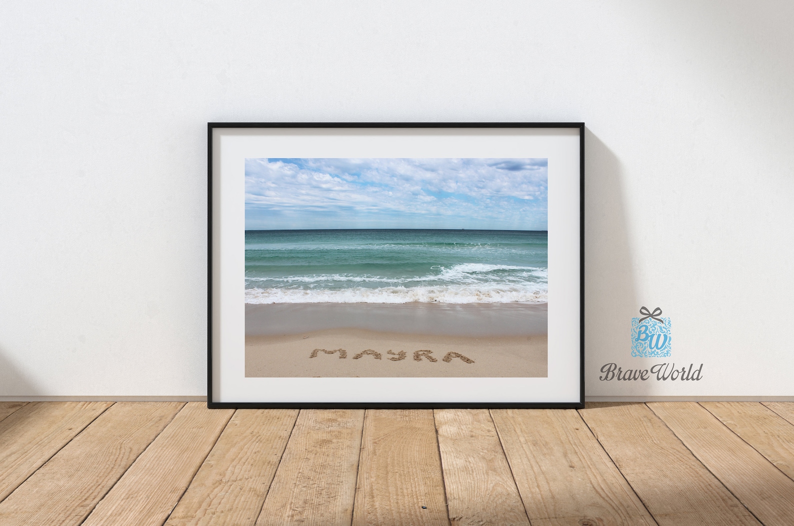 Personalised Name Mayra Beach Theme Photograph Print - Etsy