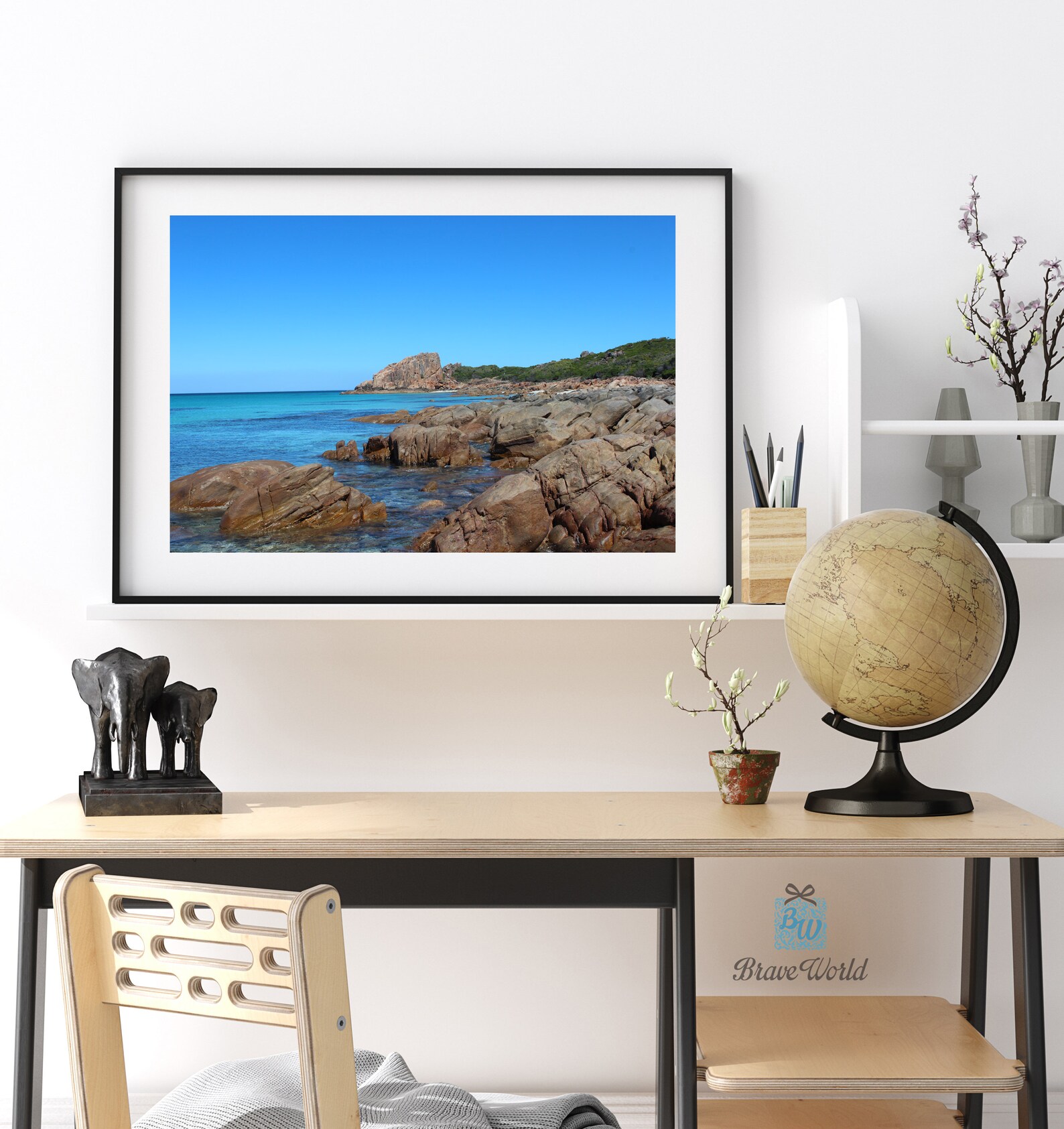 Castle Rock Castle Bay Dunsborough, Western Australia, Coastal Print ...