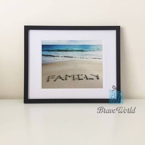 Family Print, Family Photograph Print Beach Theme, Beach Decor, Family ...