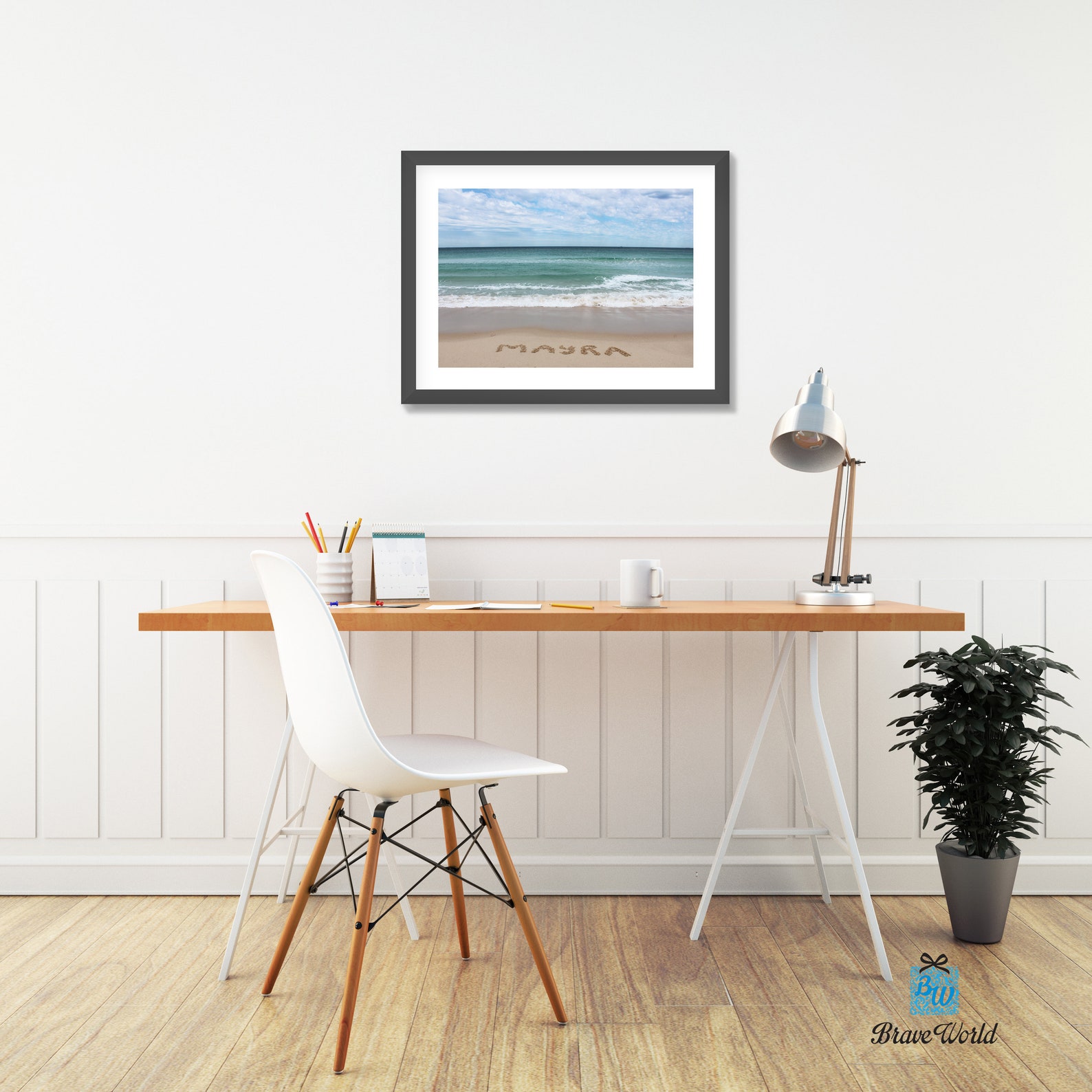 Personalised Name Mayra Beach Theme Photograph Print - Etsy