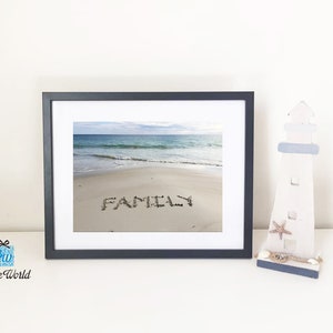Family Print, Family Photograph Print Beach Theme, Beach Decor, Family ...