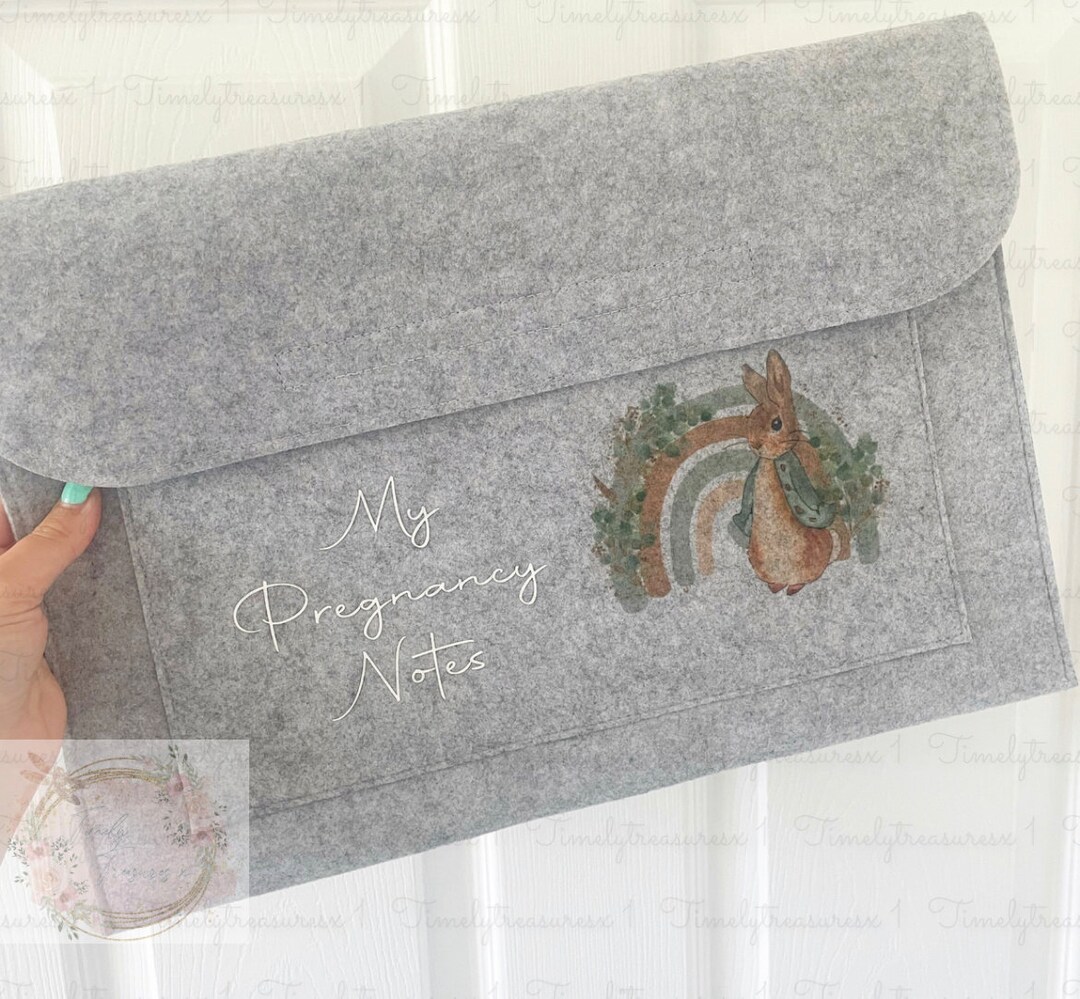 Pregnancy Notes Folder Rabbit Rainbow Theme - Etsy