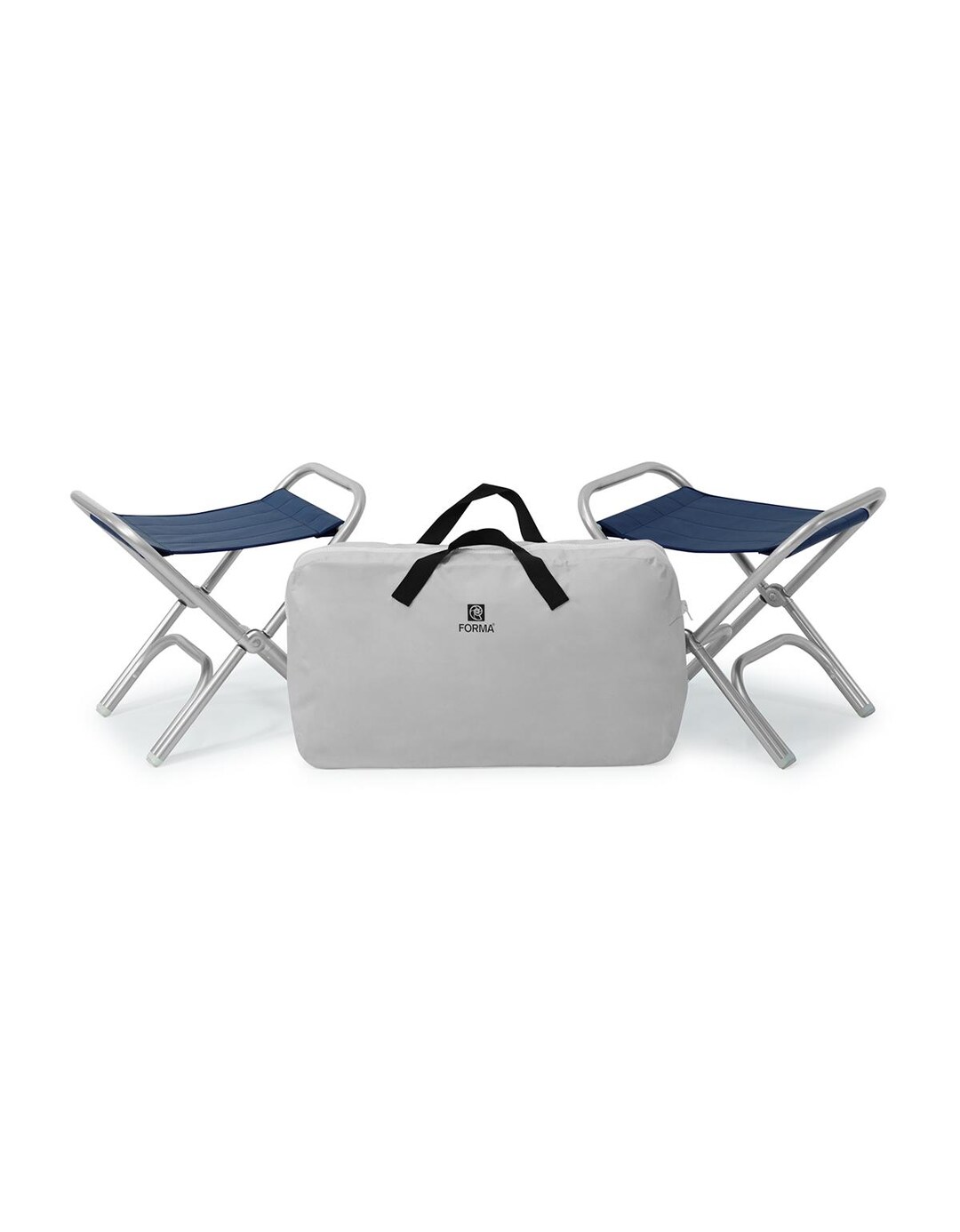 FORMA MARINE High-end Folding Aluminum Boat Stool Vinyl-a7000 Set of 2 ...