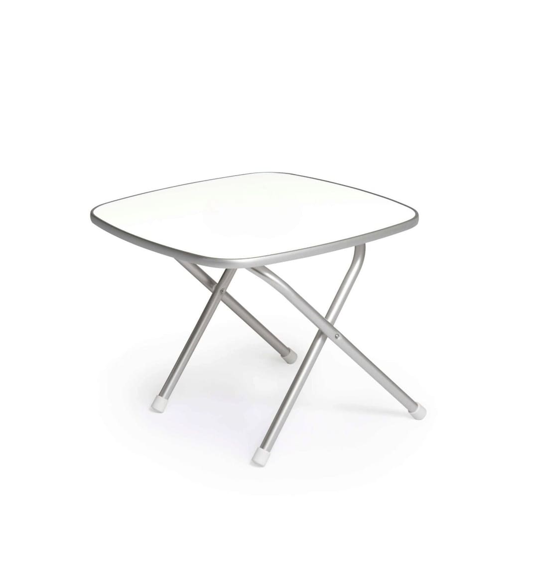 Forma Marine Folding Aluminum and Melamine Top Outdoor Table 61 X 61 X ...