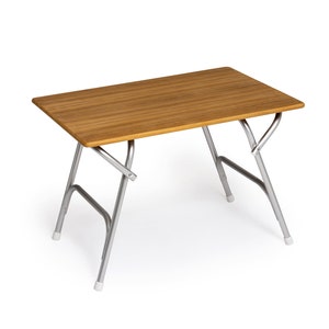 FORMA MARINE Folding Aluminum and Teak Boat Table 62 X 88 X 61 Cm-m400t ...