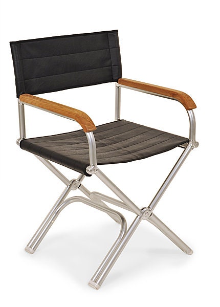 FORMA MARINE High-end Folding Aluminum Boat Chair With Teak Armrests ...