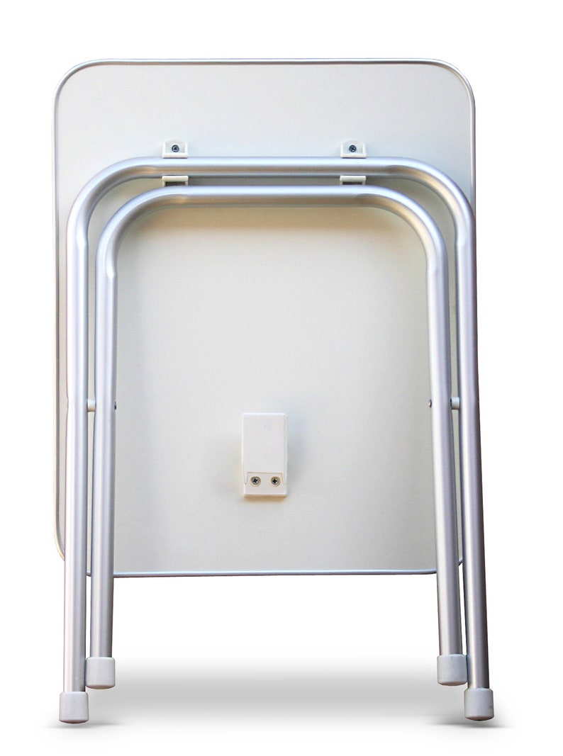 FORMA MARINE Folding Aluminum and Melamine Top Outdoor Table 48 X 59 X ...