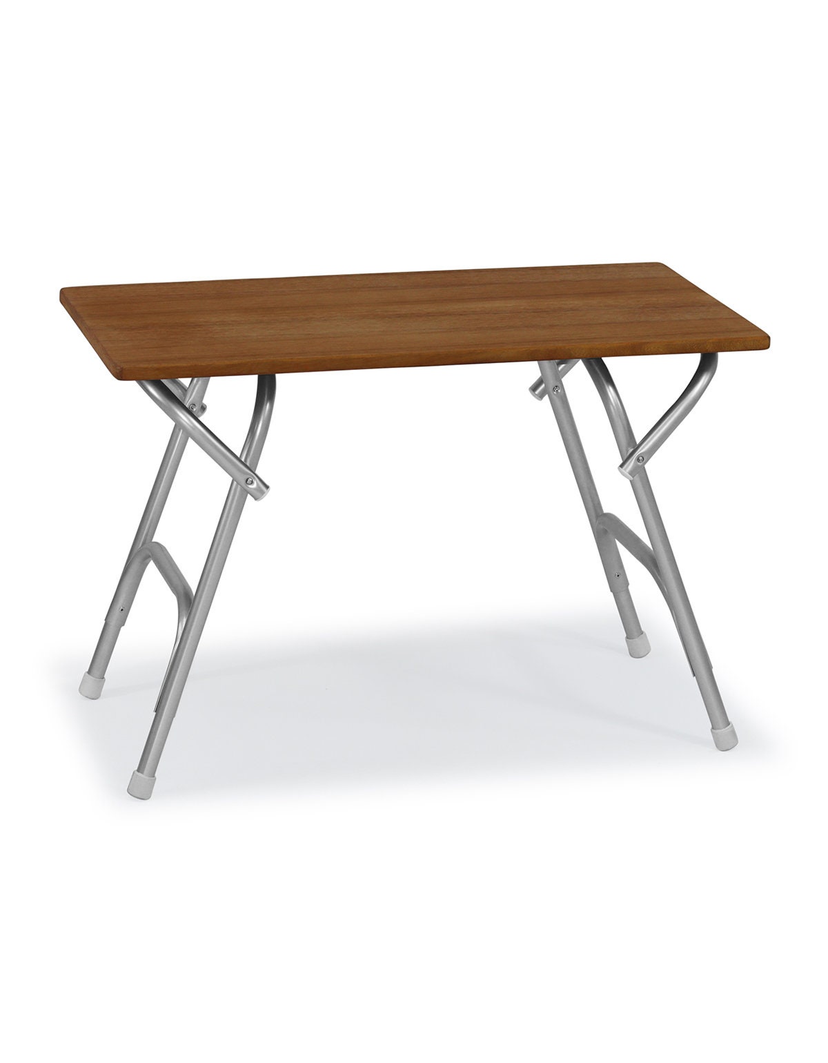FORMA MARINE Folding Aluminum and Teak Top Boat Table 45 X 88 X 61 Cm ...