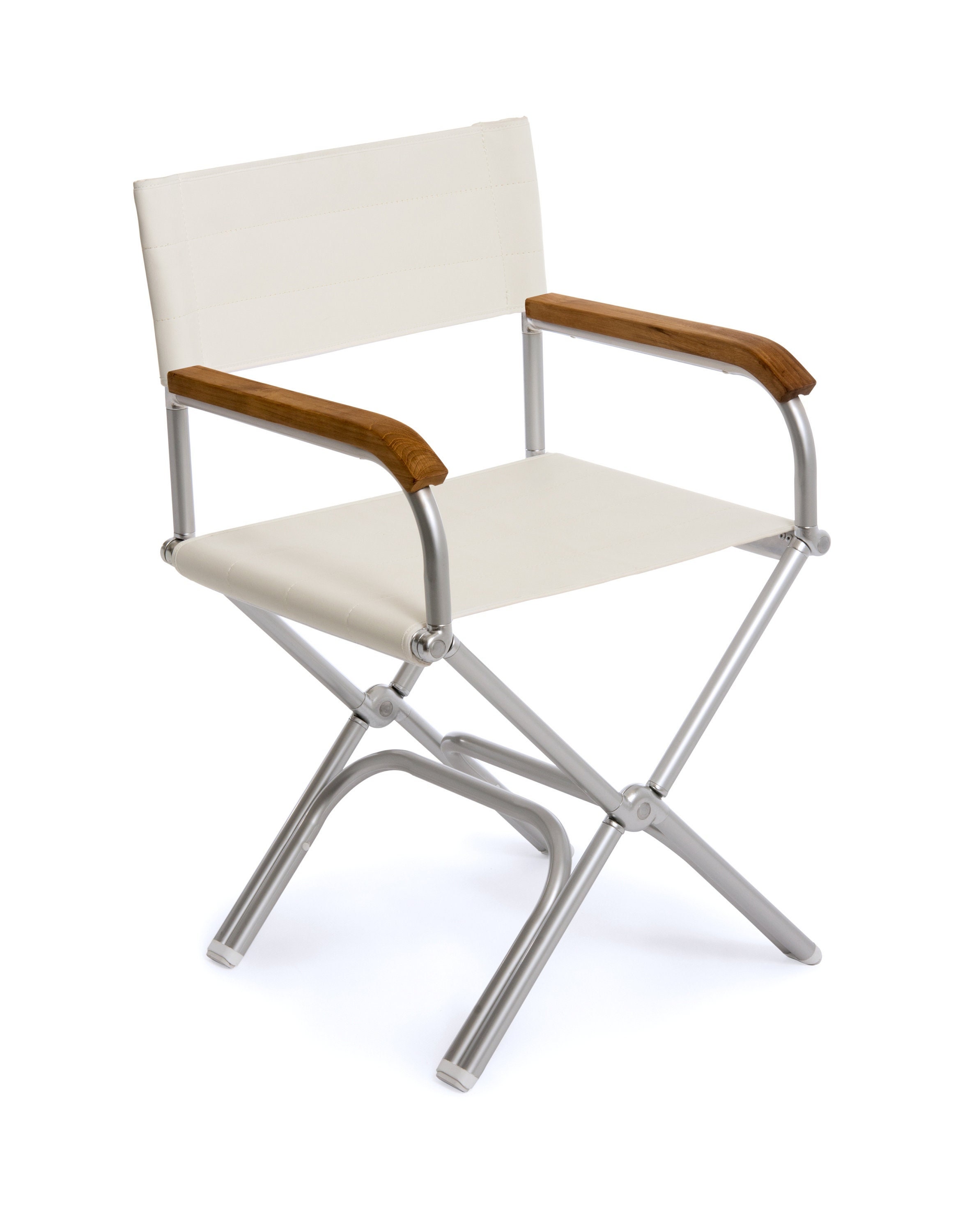 FORMA MARINE High-end Folding Aluminum Boat Chair With Teak Armrests ...