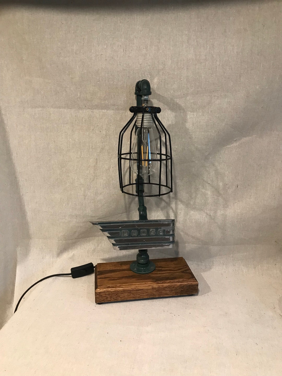 Vintage Dodge Car Emblem Display Lamp Mancave - Etsy