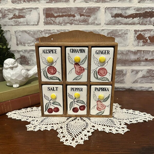 Ceramic Spice Rack - Etsy