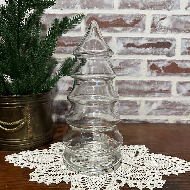 Clear Vintage Candy Jar - Etsy