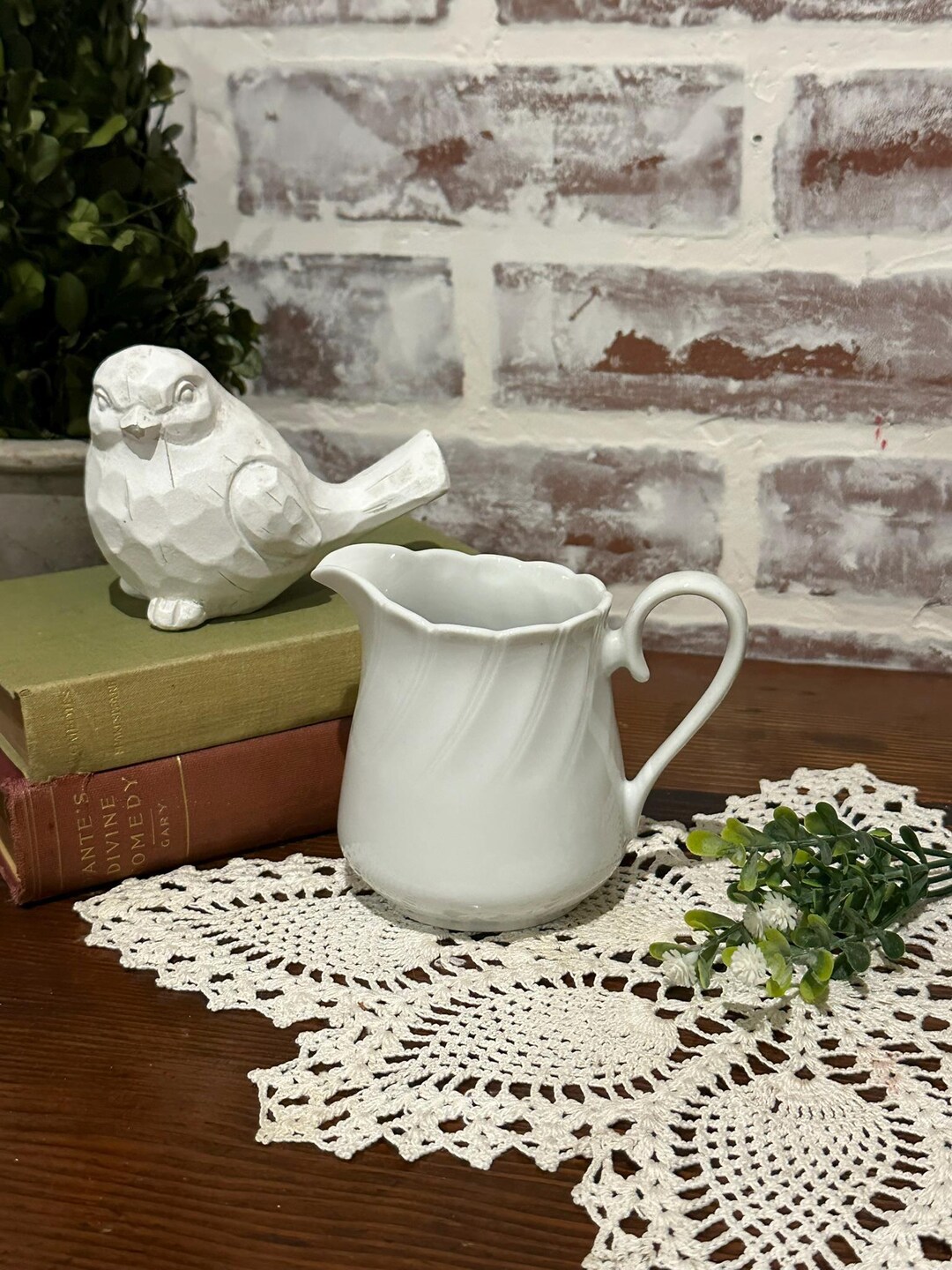 Vintage Wallace Heritage Porcelain Creamer or Syrup Pitcher Made in ...