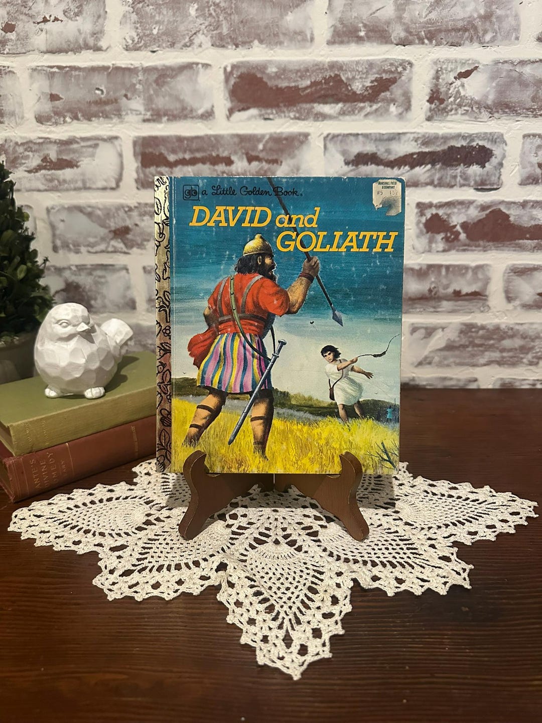 Vintage 1974 David and Goliath by Little Golden Book | Religious ...