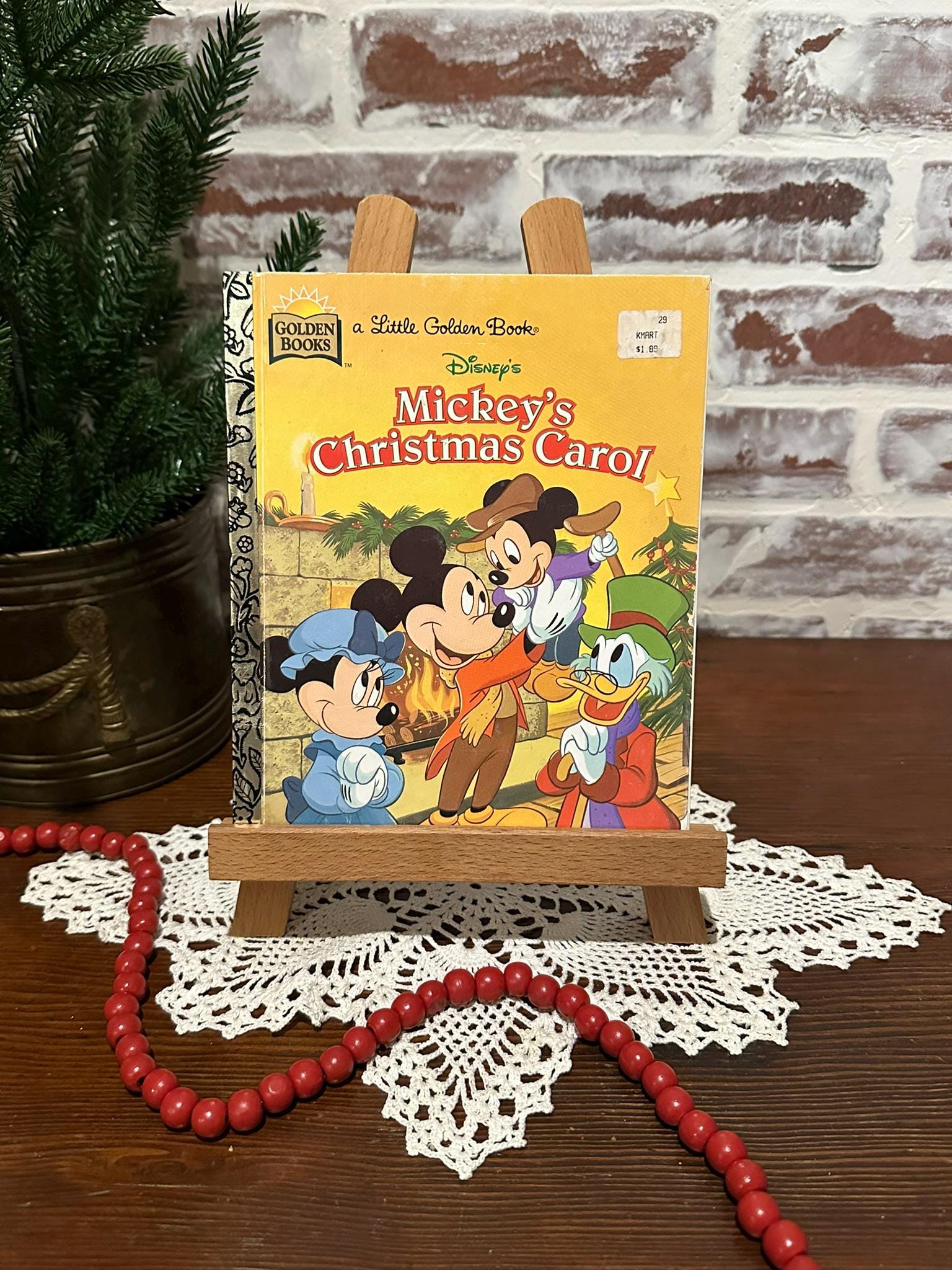 Vintage 1996 Mickeys Christmas Carol by Little Golden Book | Christmas ...
